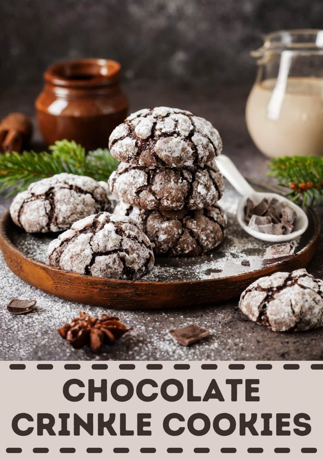 Chocolate Crinkle Cookies