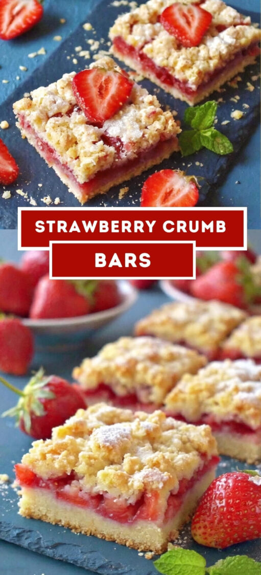 Strawberry Crumb Bars