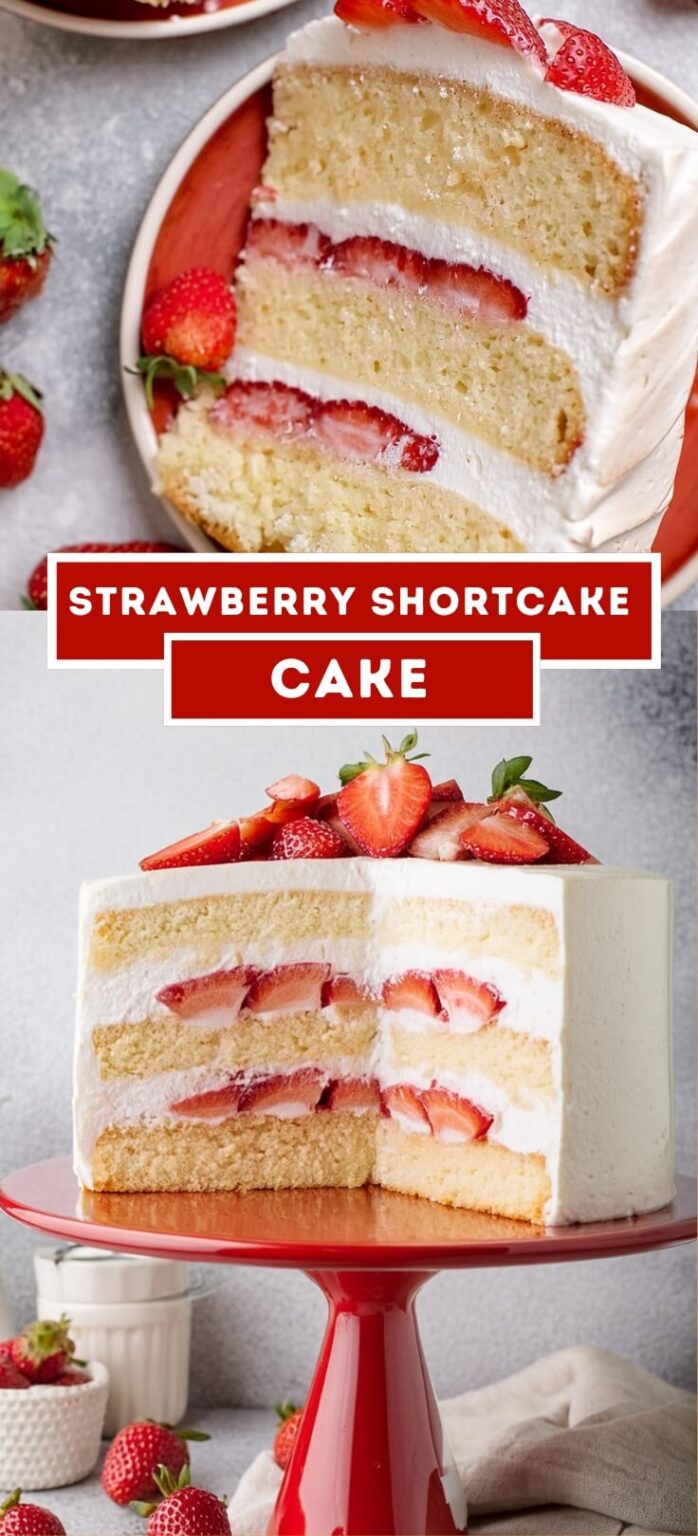 Strawberry Shortcake Cake