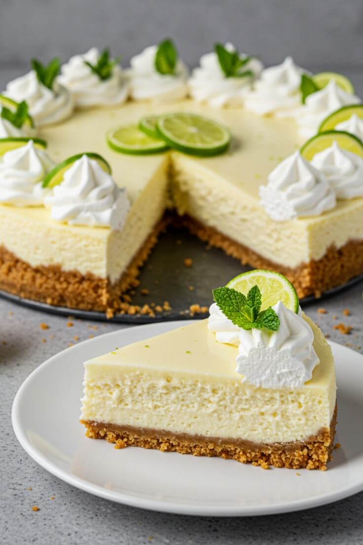 Creamy Key Lime Cheesecake