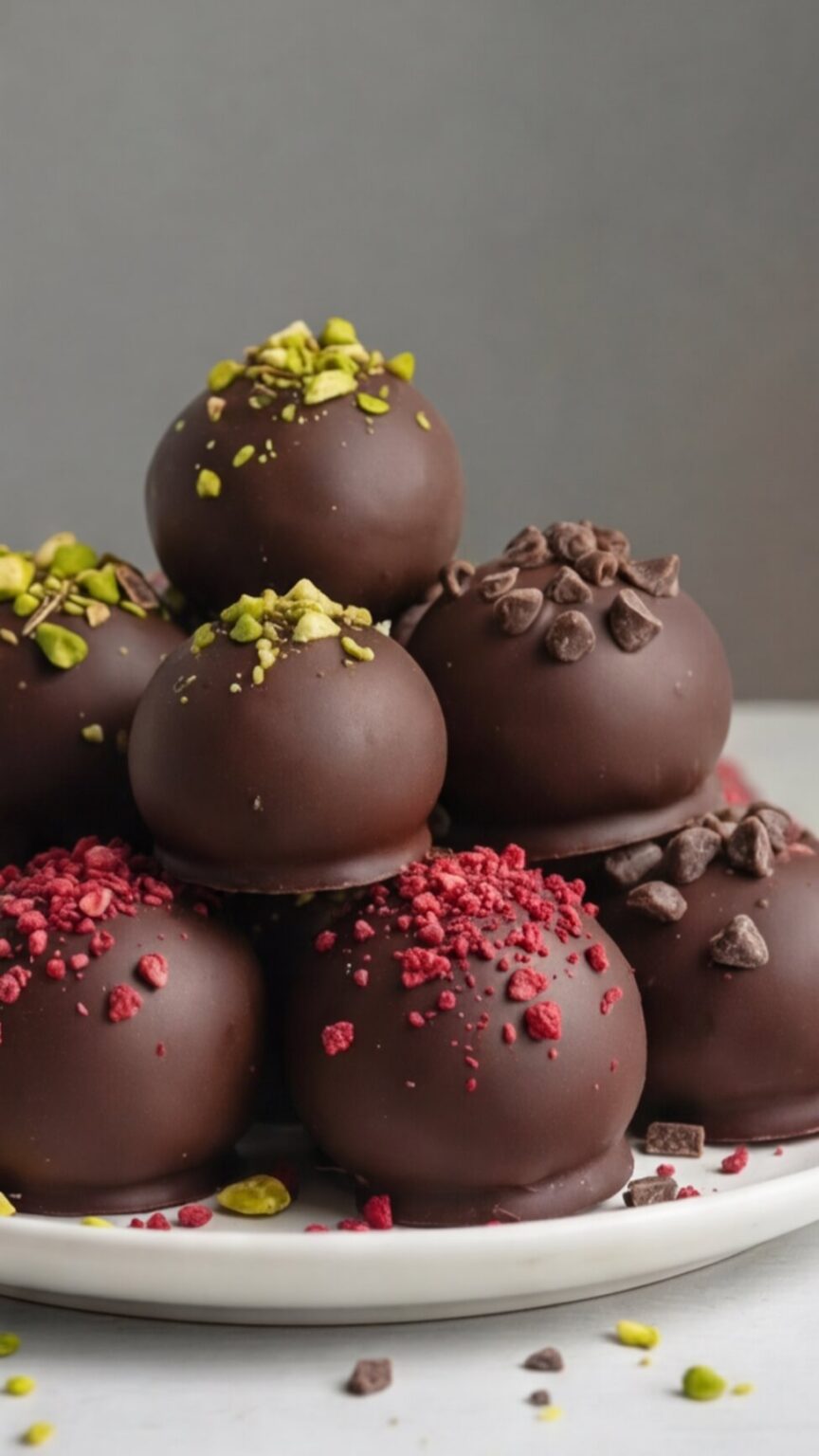 Easy Raspberry Truffles Recipe (6 Ingredients Only!)
