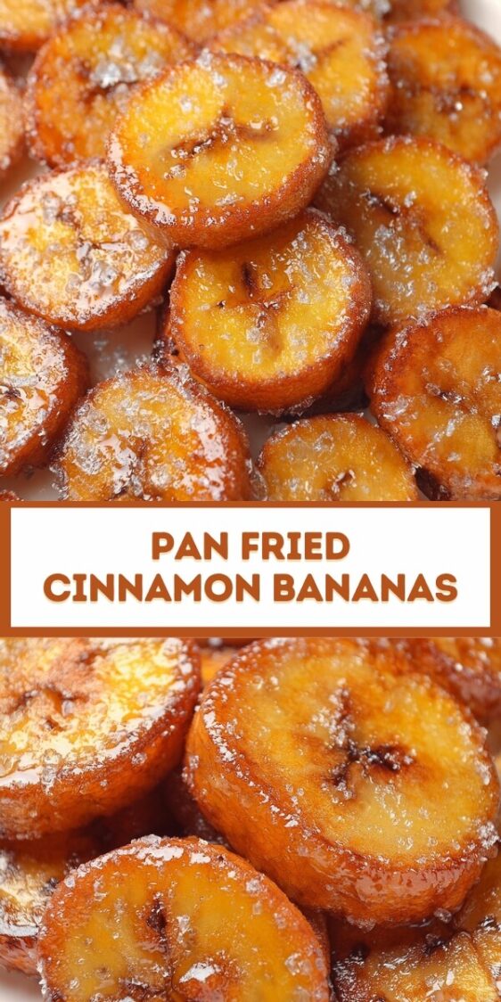 Pan Fried Cinnamon Bananas