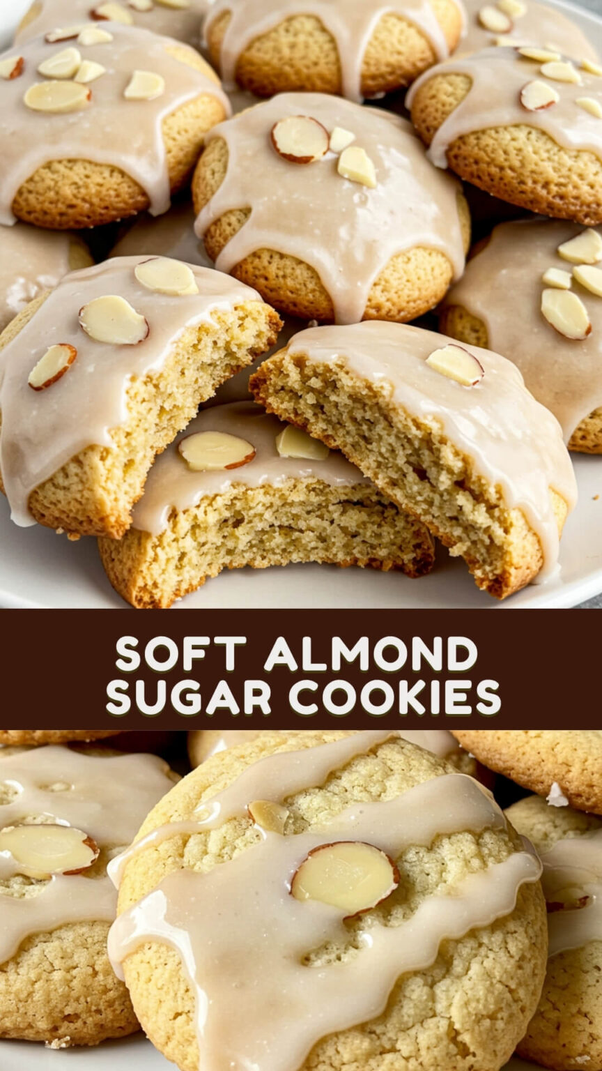 Soft Almond Sugar Cookies - Recipes of Holly