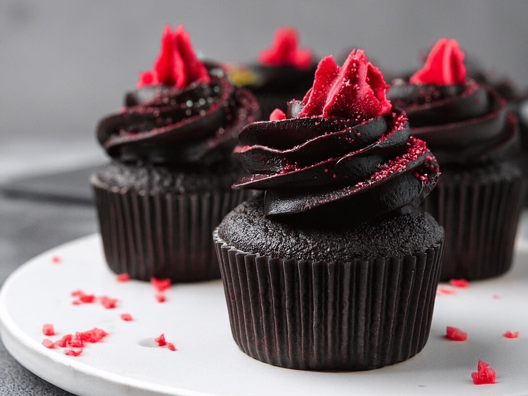 Black Velvet Cupcakes