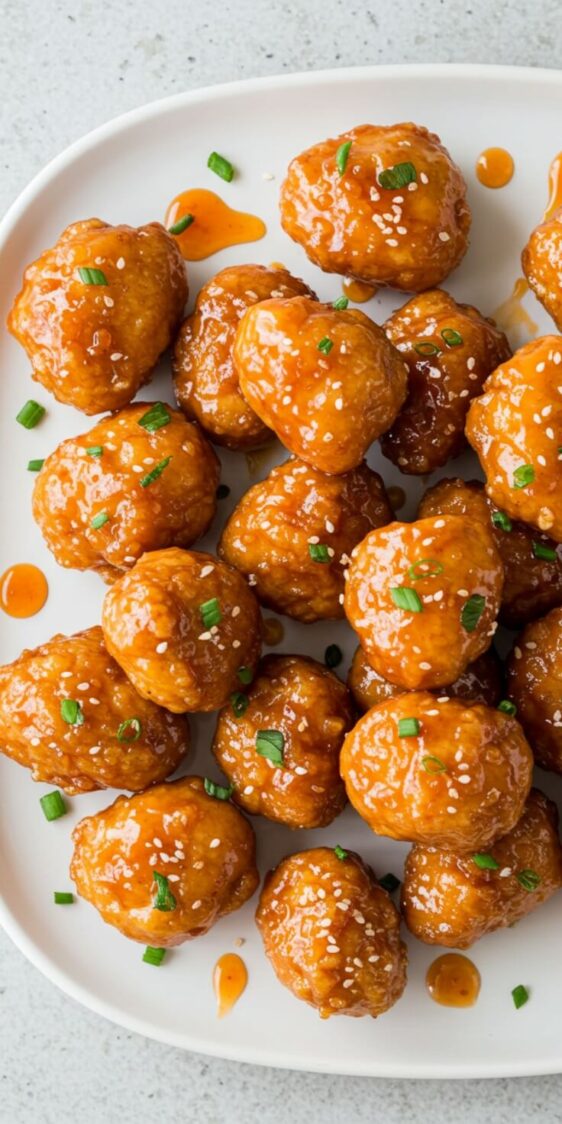 Crispy Hot Honey Chicken Bites Recipe