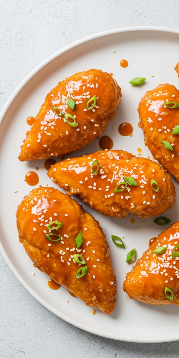 Crunchy Honey Buffalo Chicken, Sweet and Spicy Dinner Idea