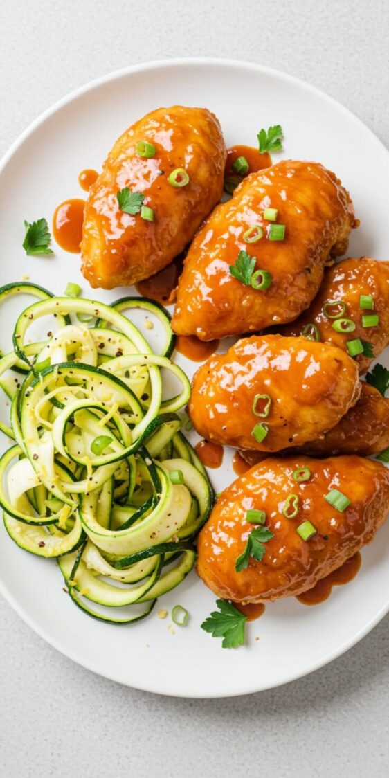 Crunchy Honey Buffalo Chicken, Sweet and Spicy Dinner Idea