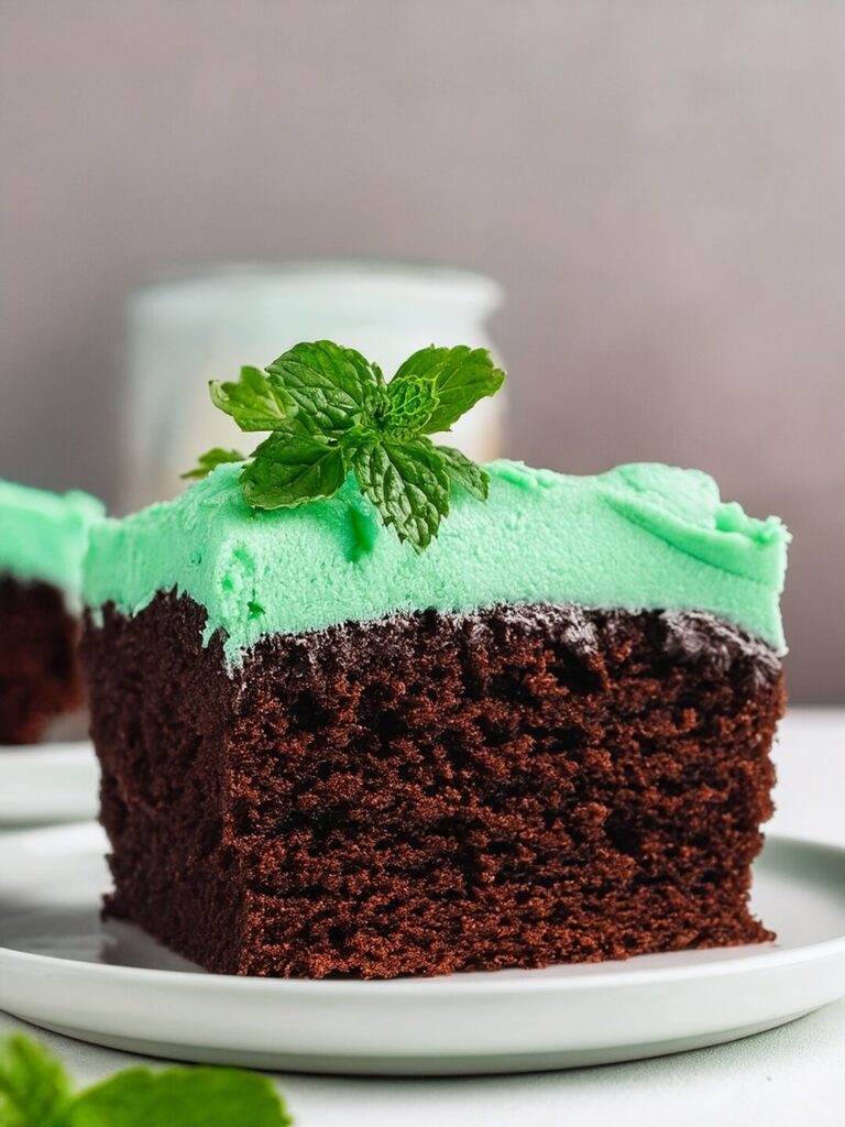 Mint Chocolate Sheet Cake