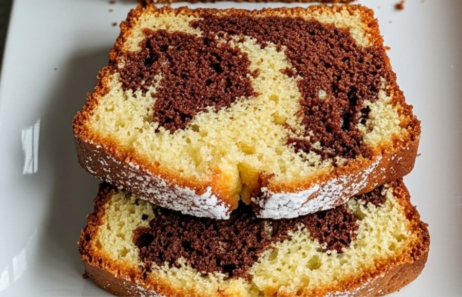 Chocolate Marble Loaf Cake