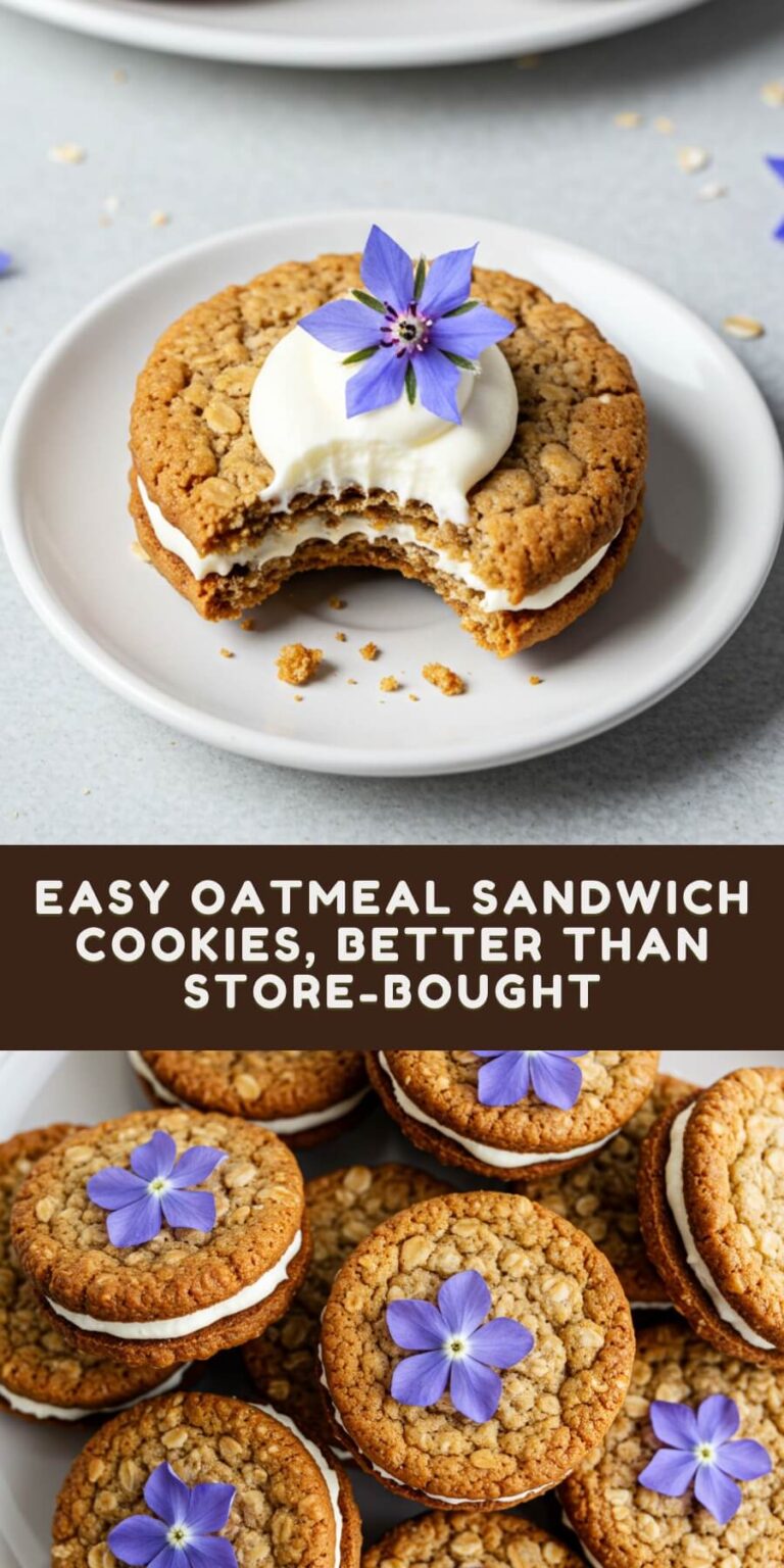 Easy Oatmeal Sandwich Cookies, Better Than Store-Bought