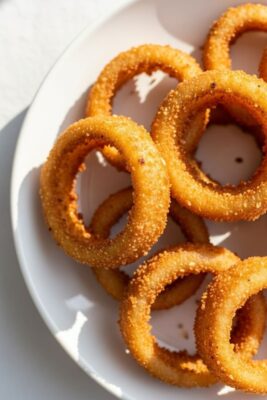Crispy Fried Onion Rings Like Restaurant Style