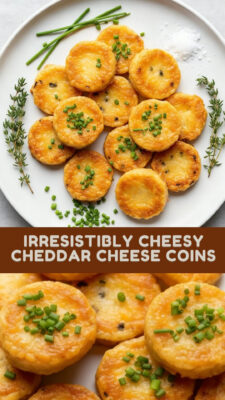 Irresistibly Cheesy Cheddar Cheese Coins