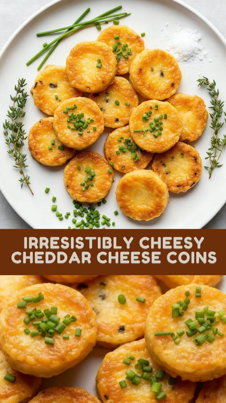 Irresistibly Cheesy Cheddar Cheese Coins