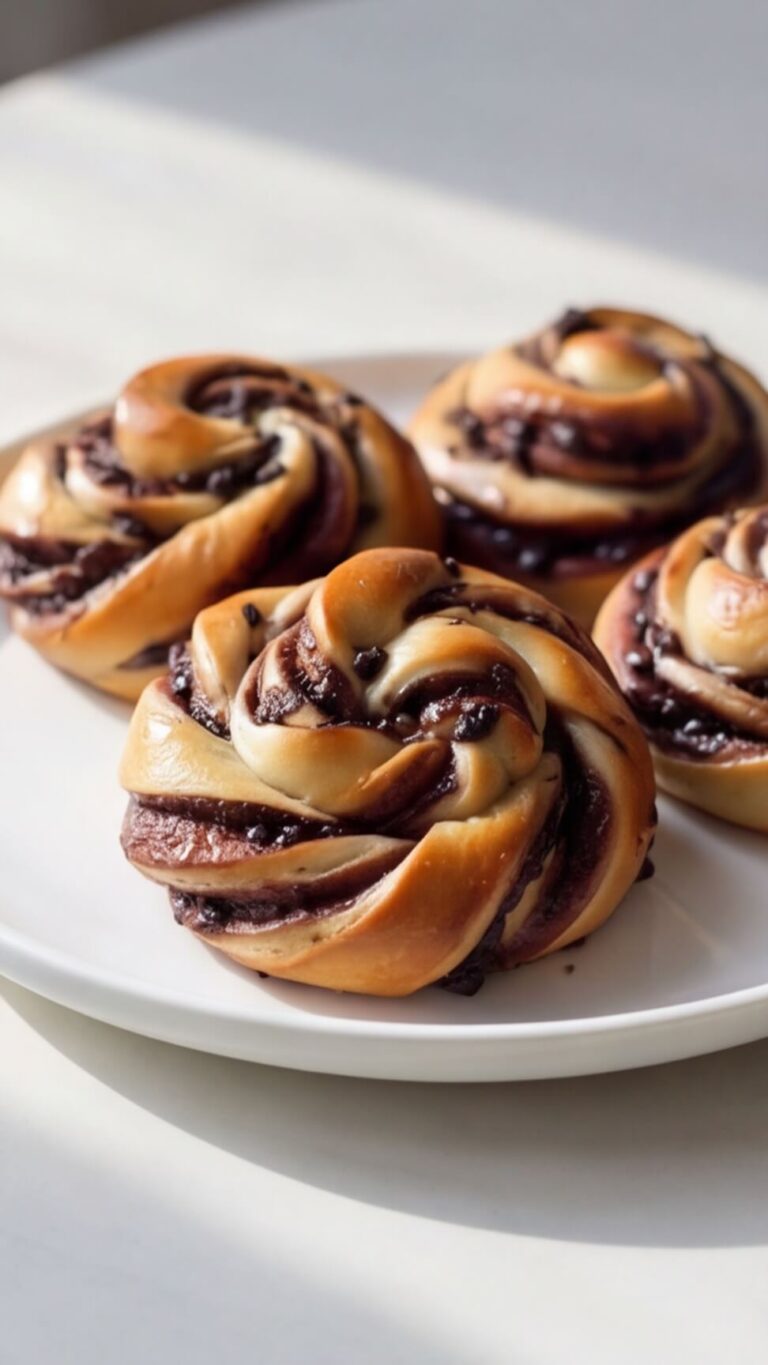 Easy Chocolate Custard Buns with Chocolate Chips (So Good!)